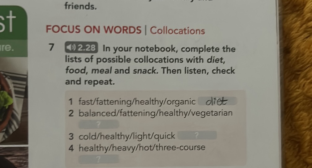 In your notebook, complete the lists of | StudyX