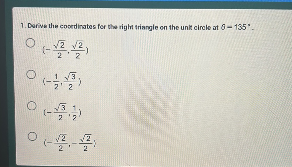 1. Derive the coordinates for the right | StudyX