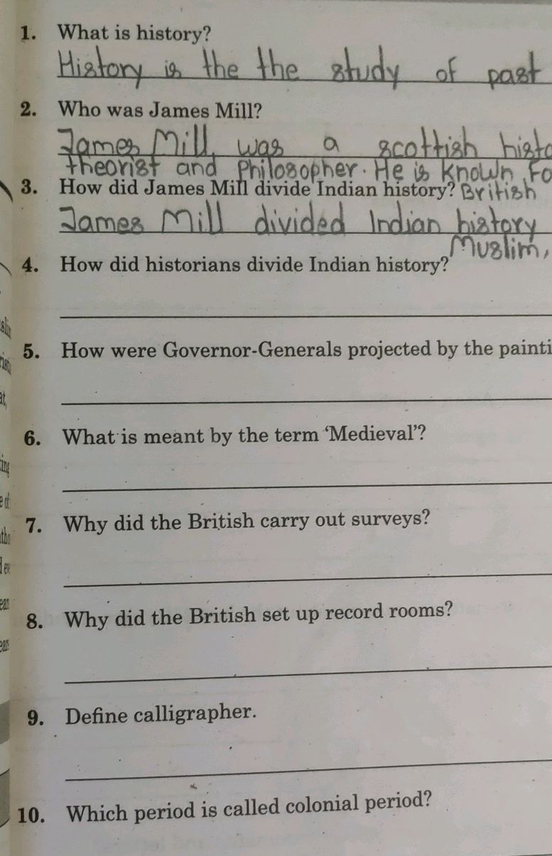 1. What is history? History is the the study | StudyX