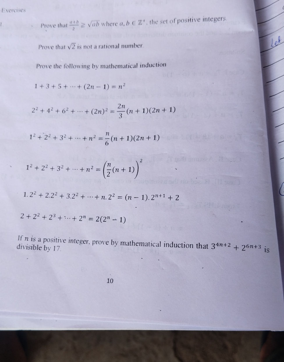 Prove that $ {a+b}{2} {ab}$ where $a, b | StudyX