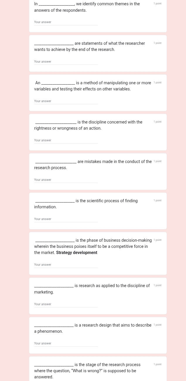 In _______, we identify common themes in the | StudyX