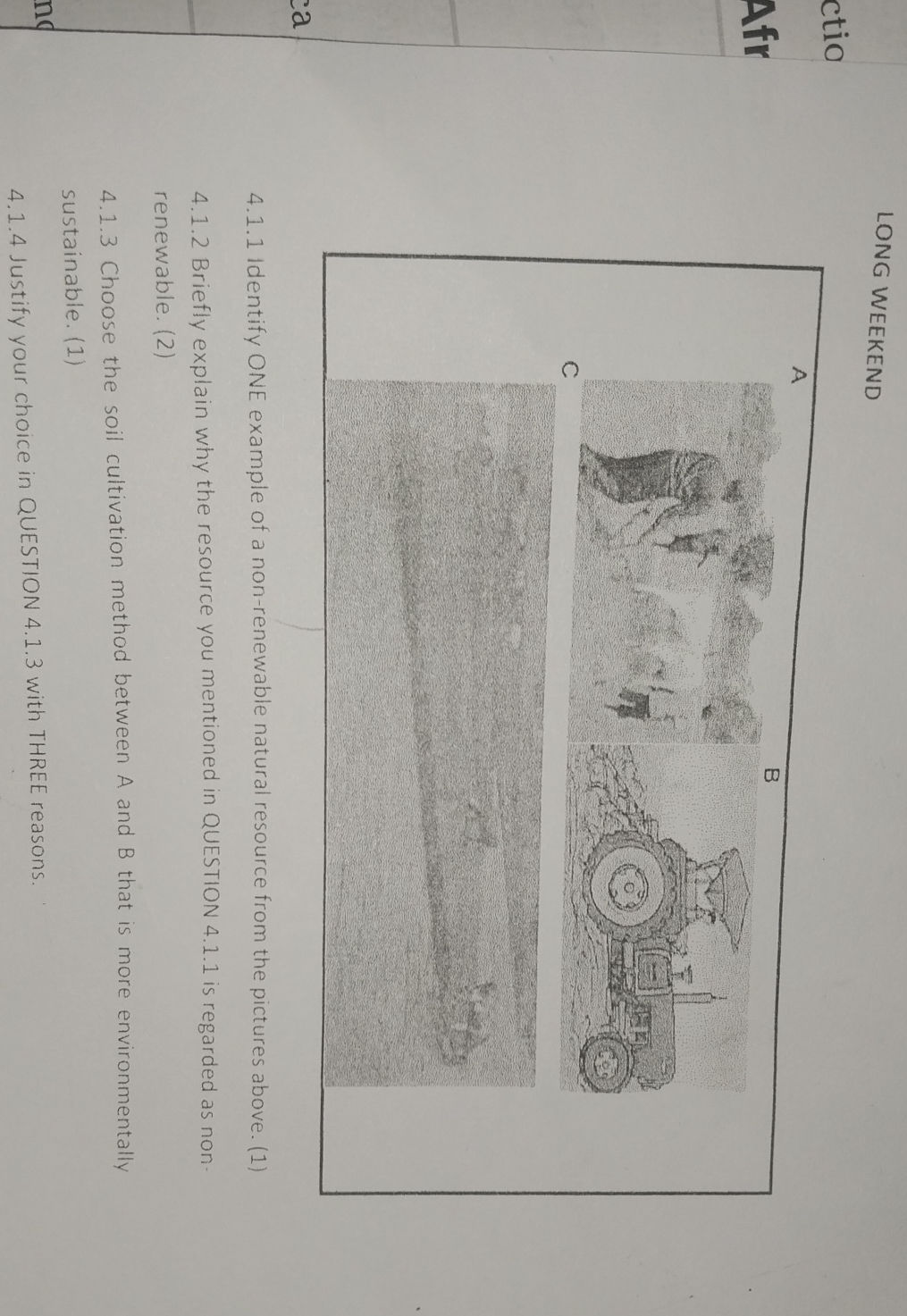 4.1.1 Identify ONE example of a | StudyX