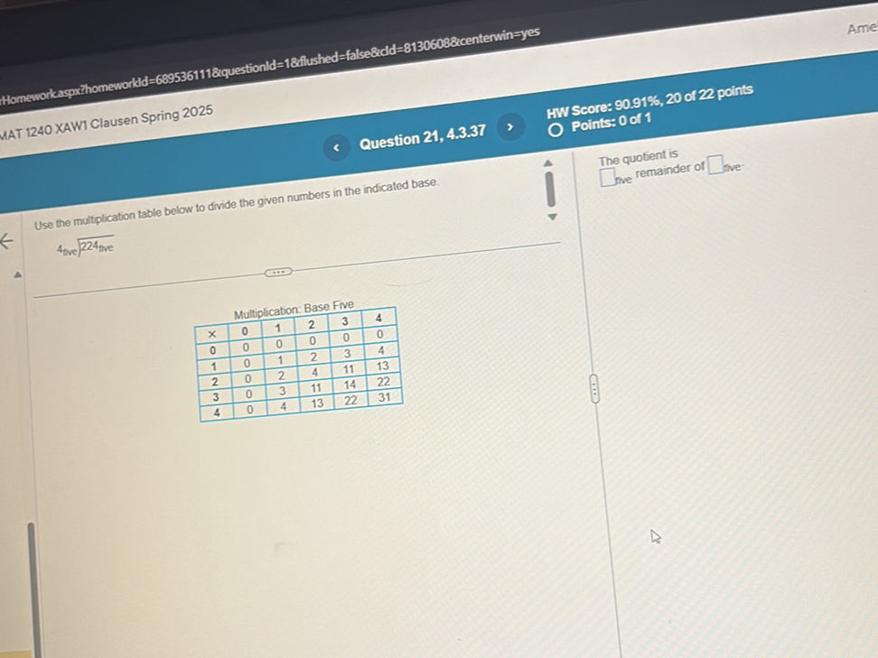 Use the multiplication table below to divide | StudyX