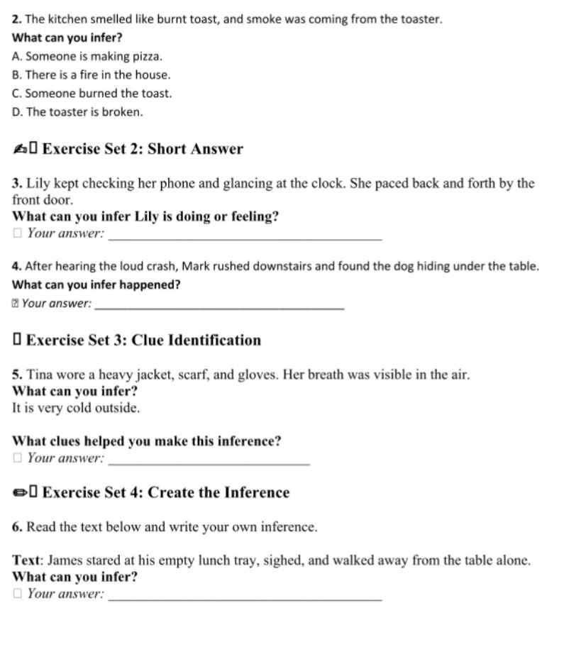 2. The kitchen smelled like burnt toast, and | StudyX