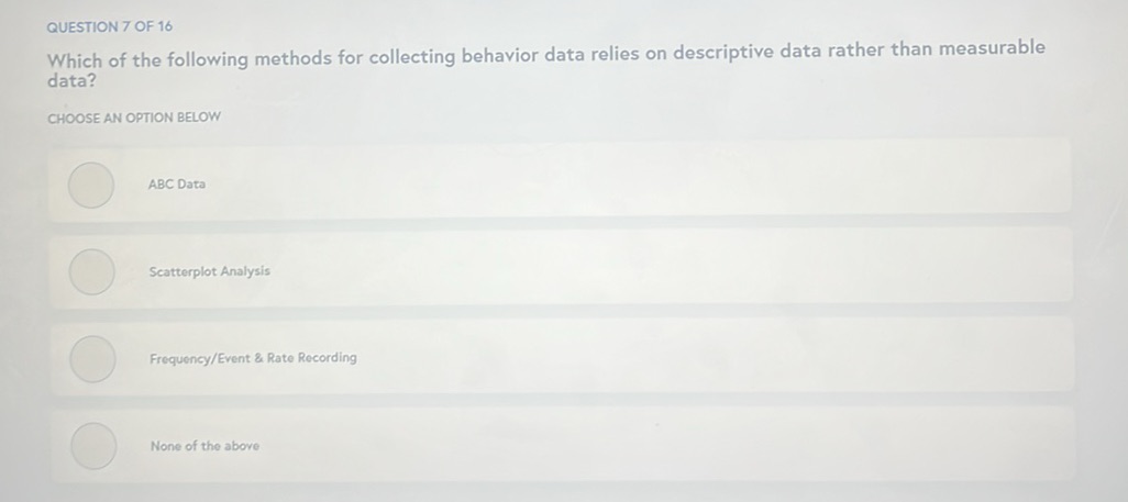 Which of the following methods for | StudyX