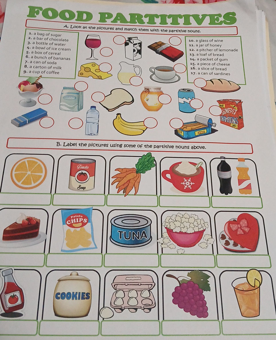 A. Look at the pictures and match them with | StudyX