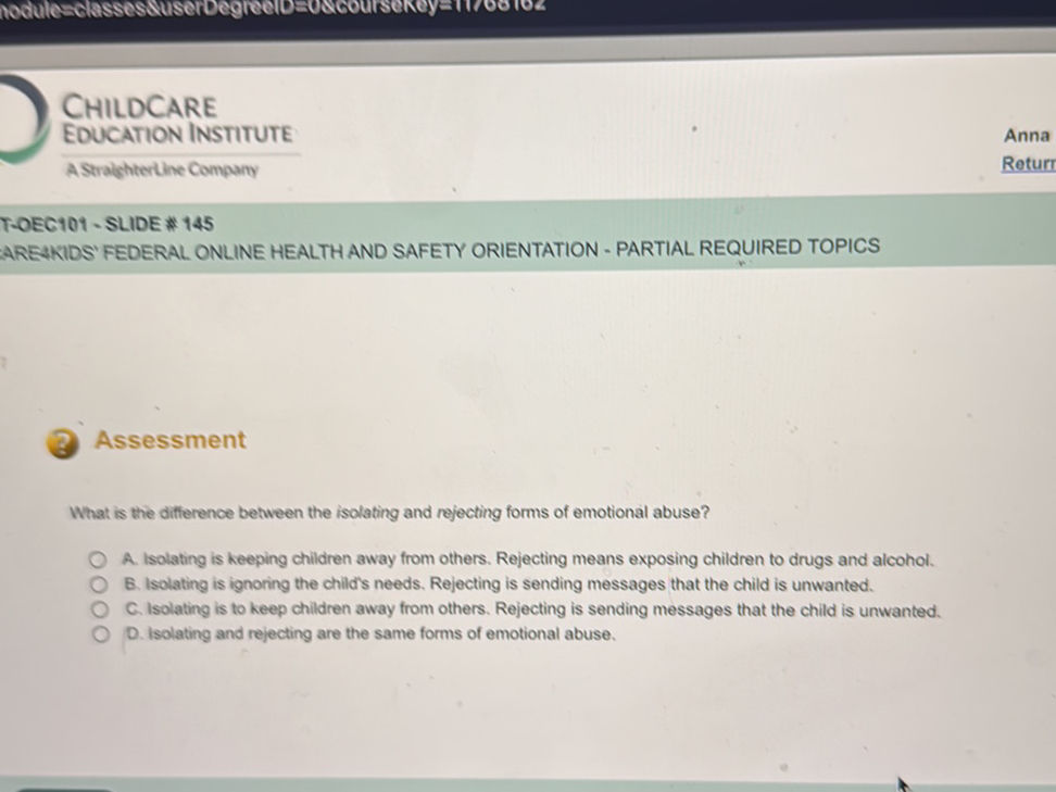 What is the difference between the isolating | StudyX