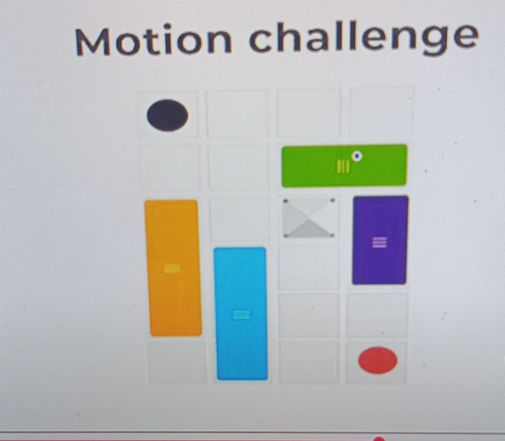 Motion challenge The image presents a | StudyX