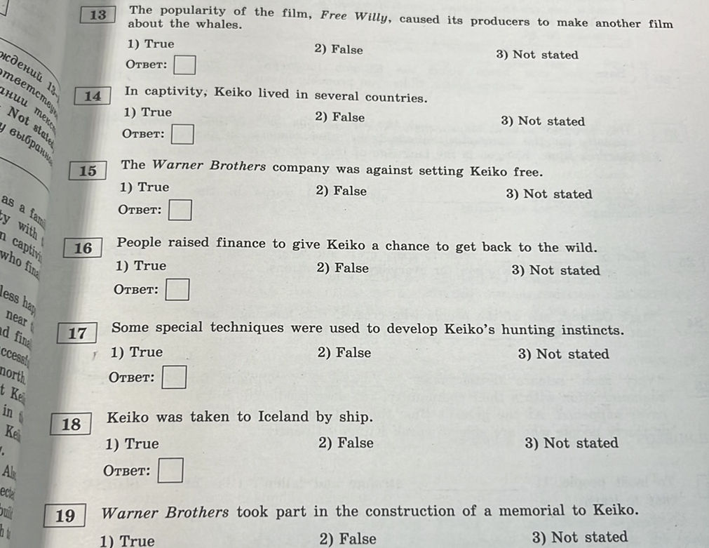 13 The popularity of the film, Free Willy, | StudyX