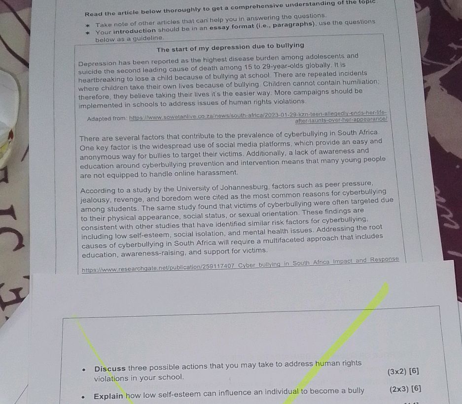 Discuss three possible actions that you may | StudyX