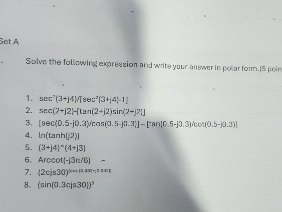 Solve the following expression and write | StudyX