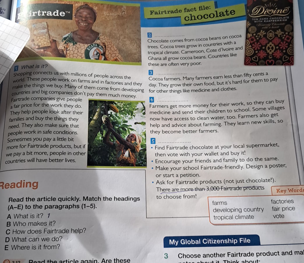 Read the article quickly. Match the headings | StudyX