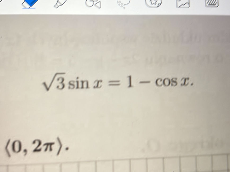 Solve Trigonometric Equation: sqrt(3)sin(x) | StudyX