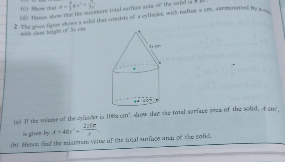 2 The given figure shows a solid that | StudyX