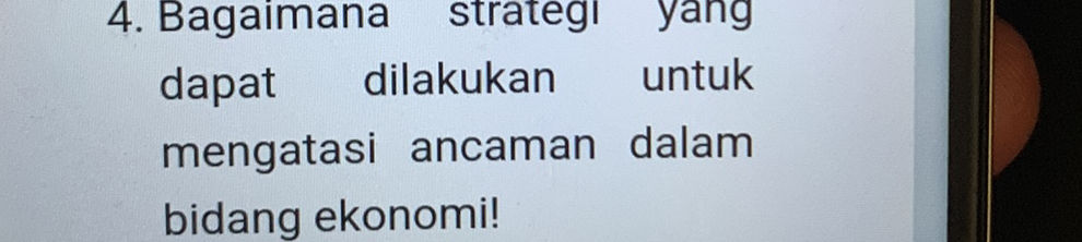 4. Bagaimana strategi yang dapat dilakukan | StudyX