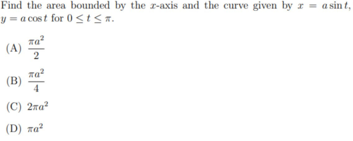 Find the area bounded by the x-axis and the | StudyX