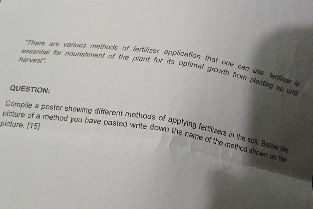 Compile a poster showing different methods | StudyX