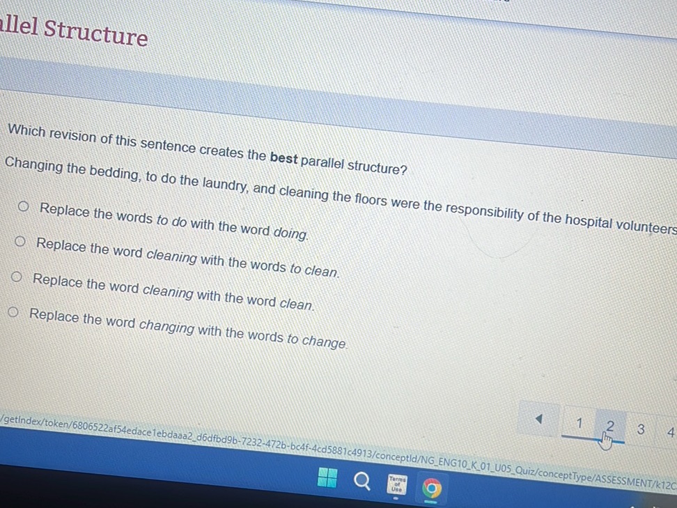 Which revision of this sentence creates the | StudyX