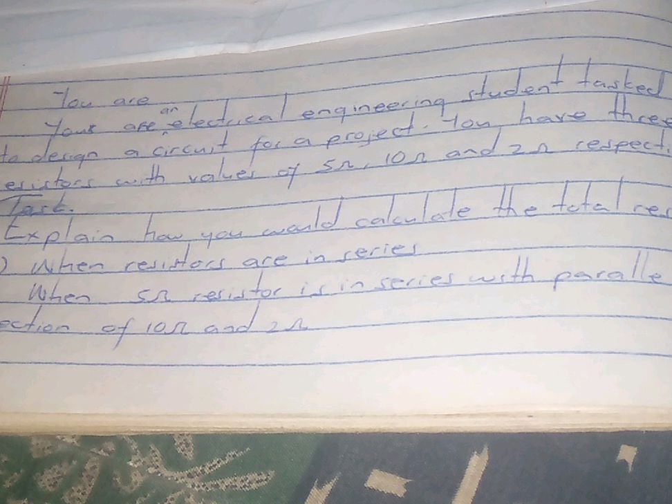 You are an electrical engineering student | StudyX