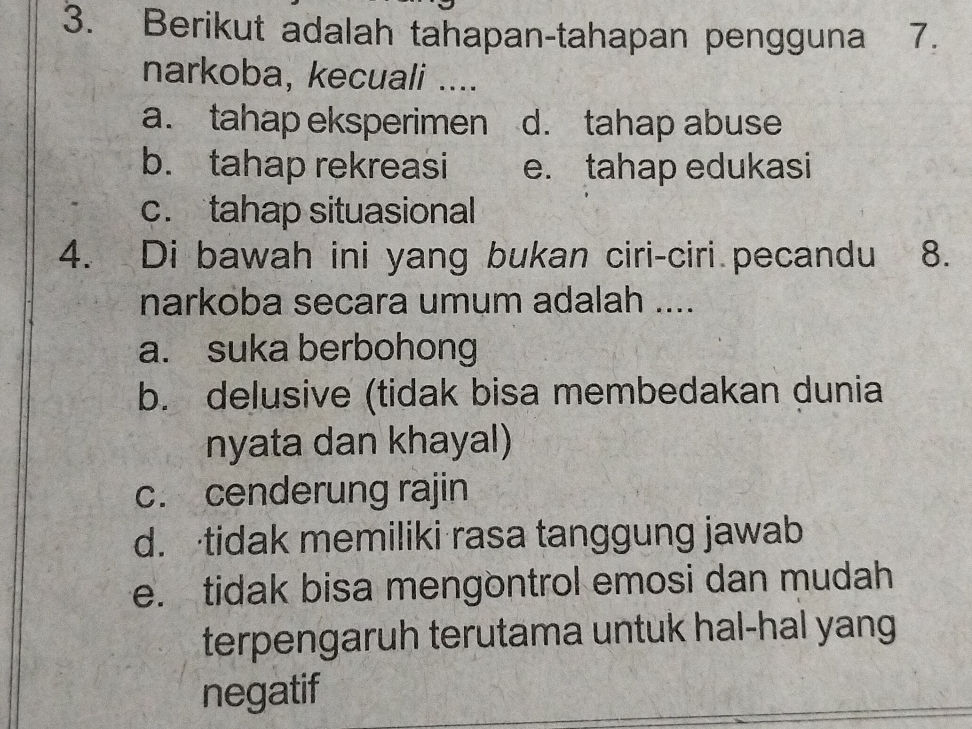 3. Berikut adalah tahapan-tahapan pengguna | StudyX