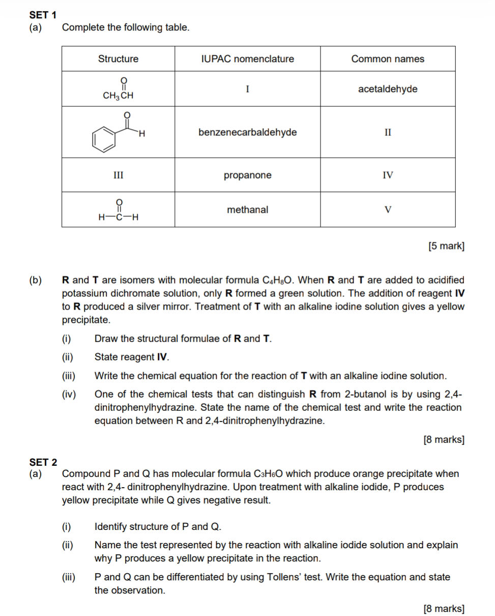 SET 1 (a) Complete the following table. | | StudyX