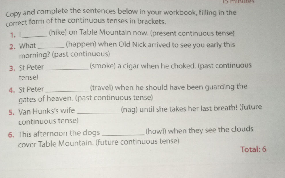 Copy and complete the sentences below in | StudyX