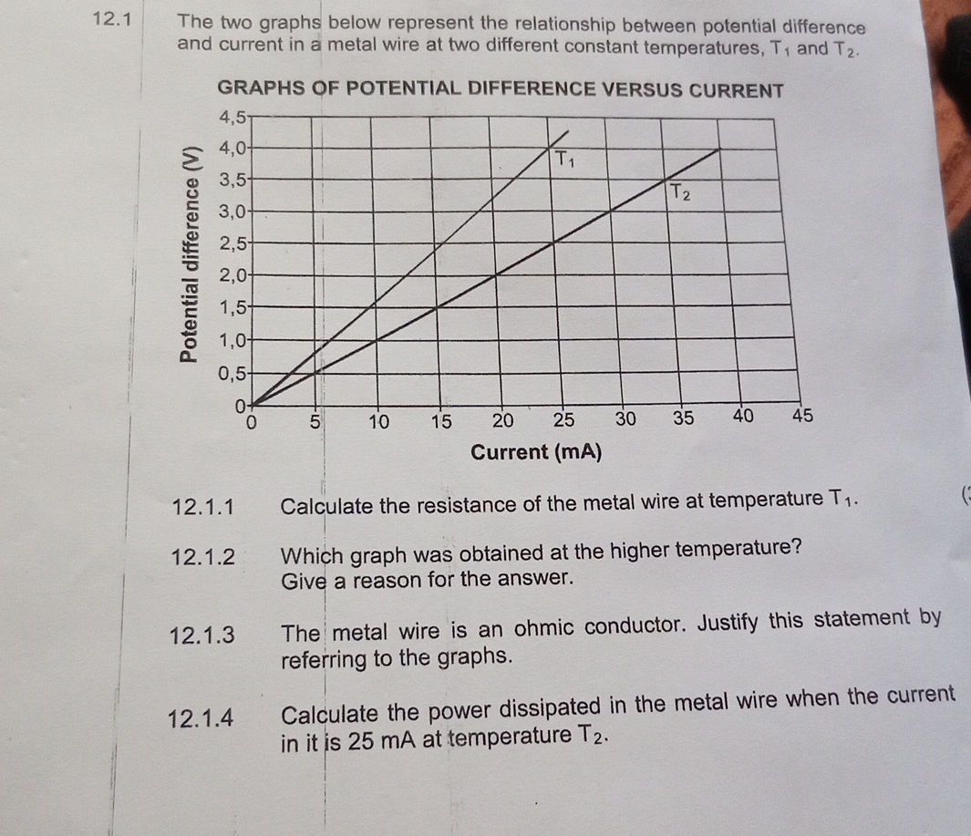 12.1 The two graphs below represent the | StudyX