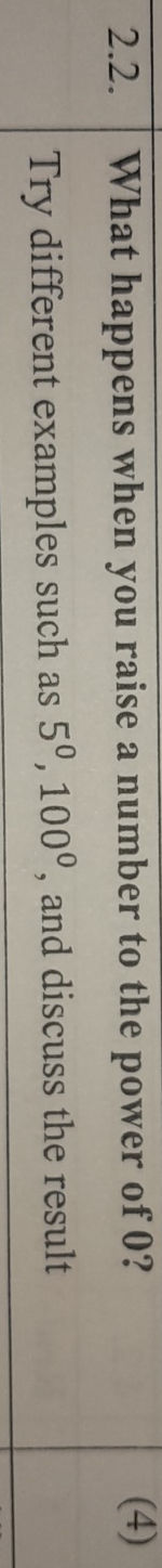 22. What happens when you raise a number to | StudyX
