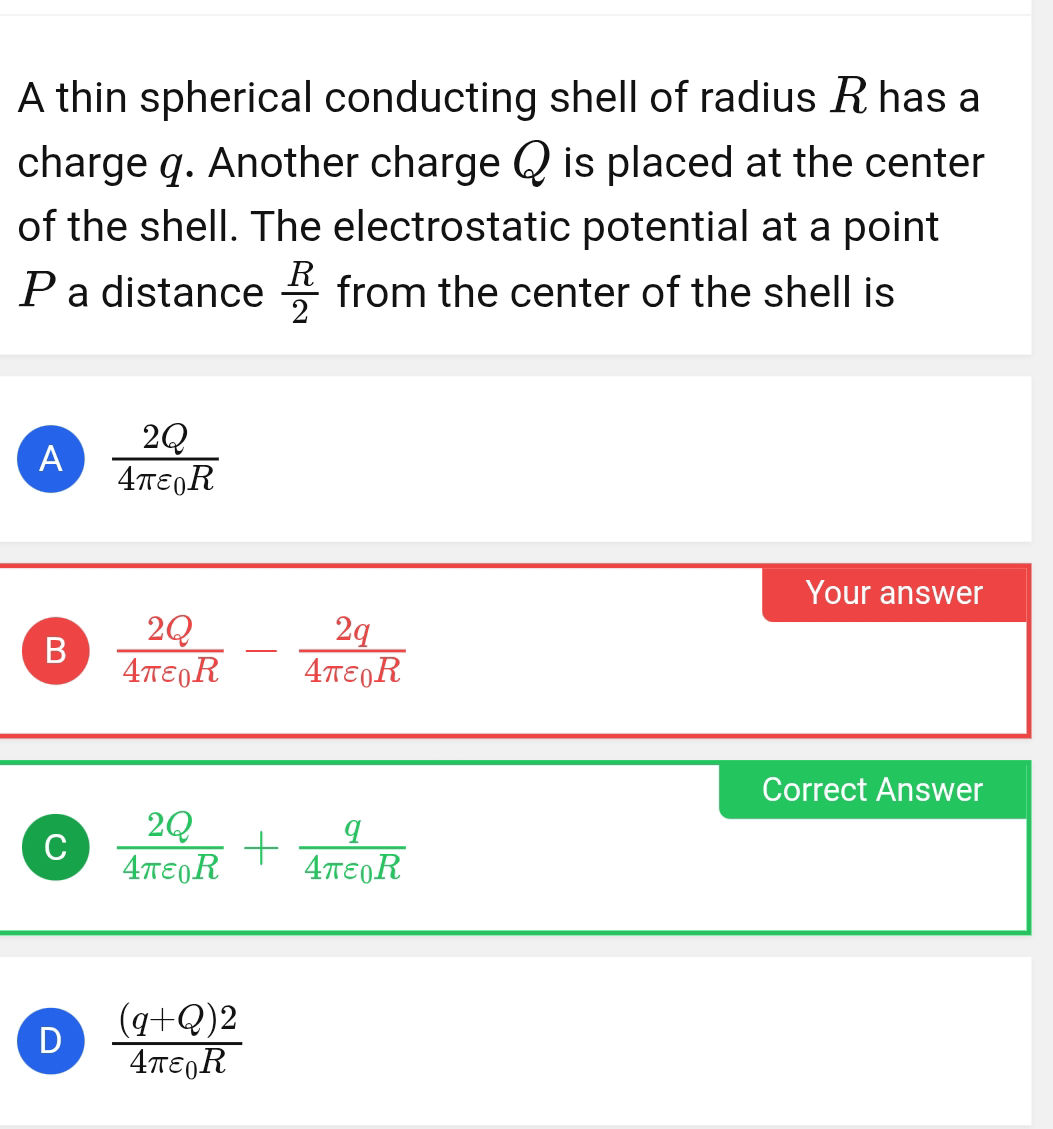 A thin spherical conducting shell of radius | StudyX