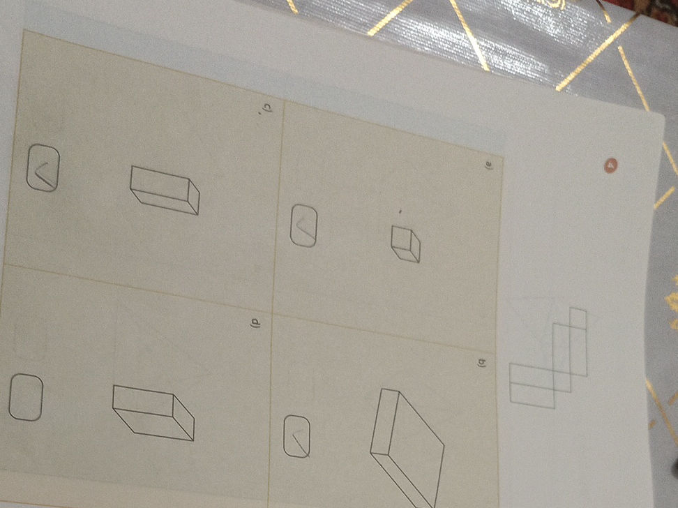 The image presents a series of 3D shapes and | StudyX