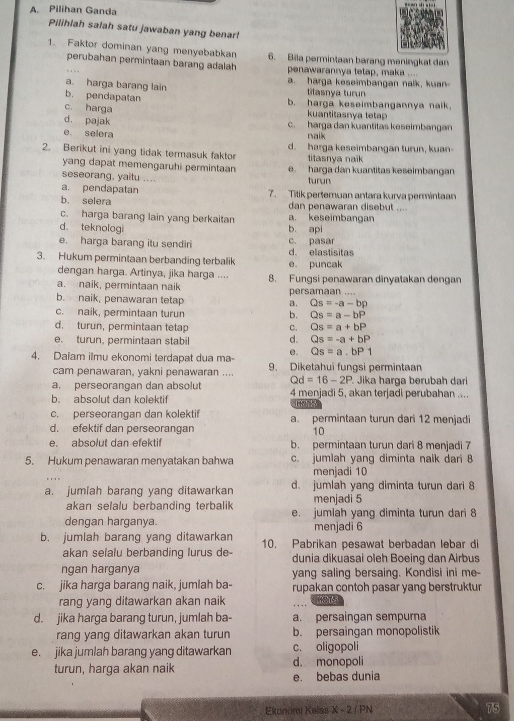 1. Faktor dominan yang menyebabkan perubahan | StudyX