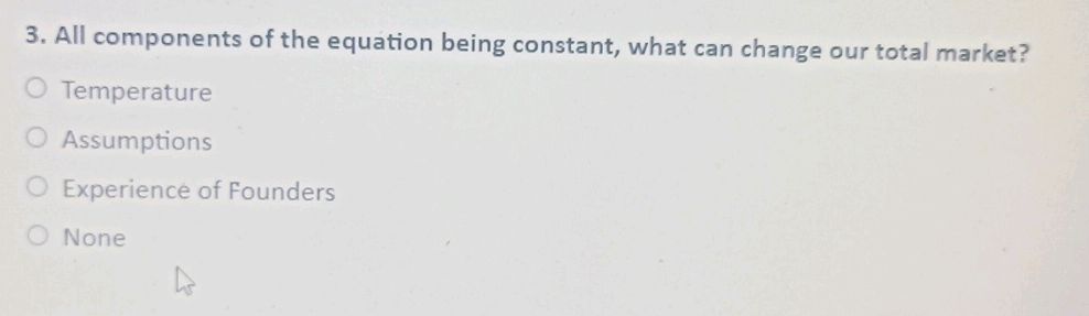 3. All components of the equation being | StudyX
