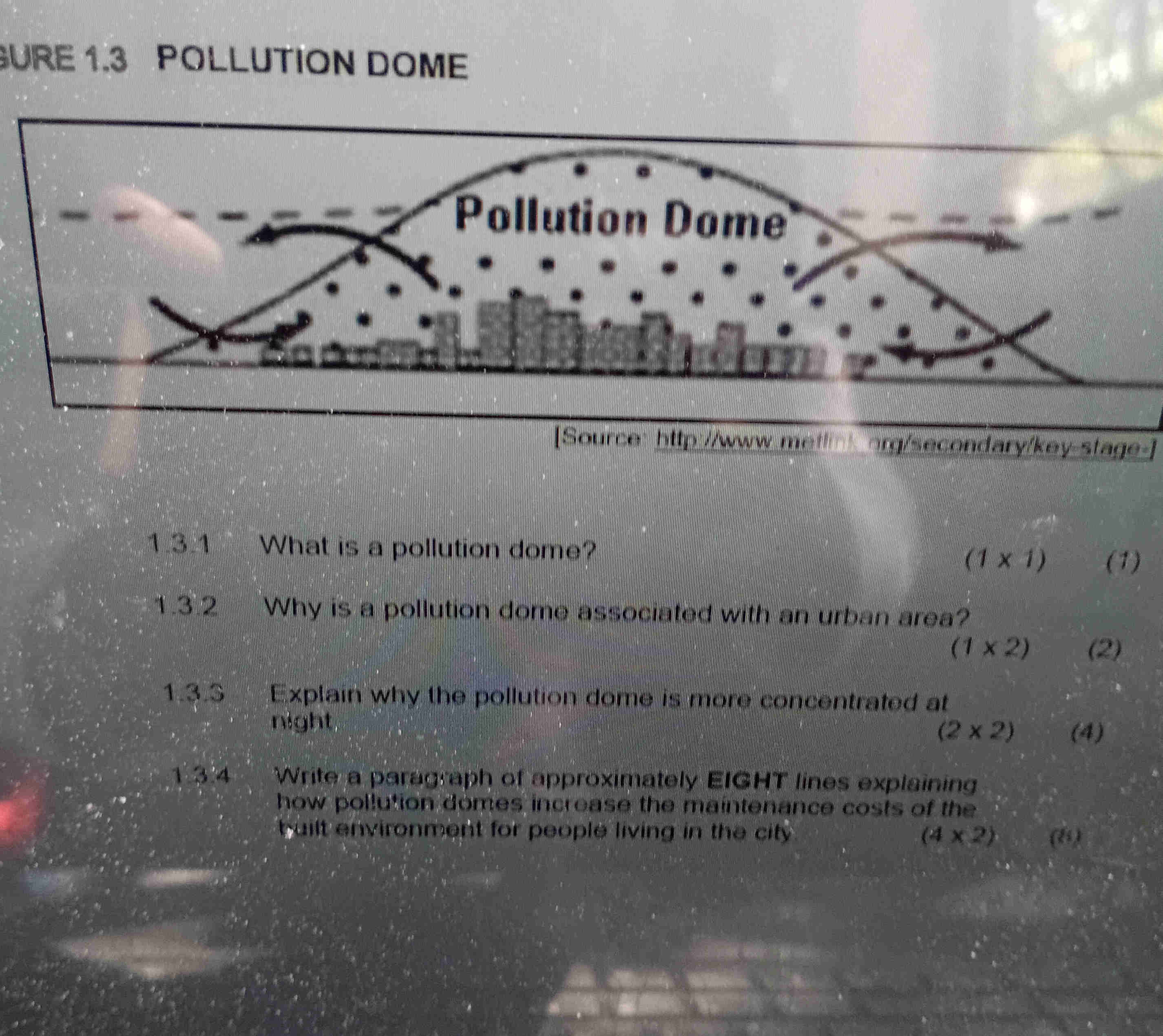 1. 3.1 What is a pollution dome? 1. 3.2 | StudyX