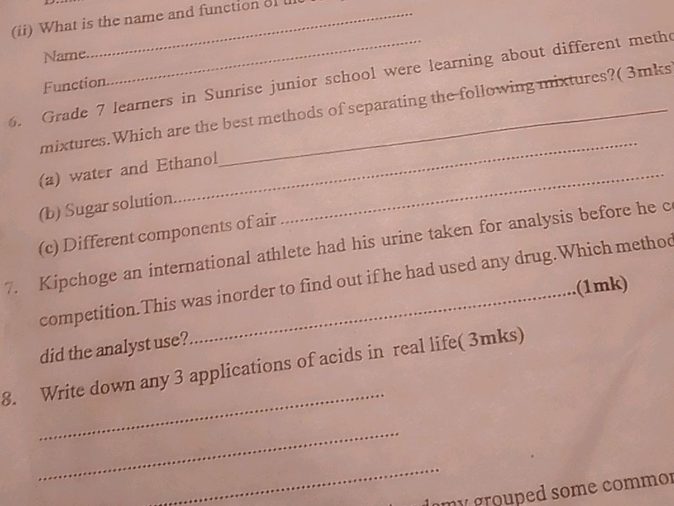 6. Grade 7 learners in Sunrise junior school | StudyX