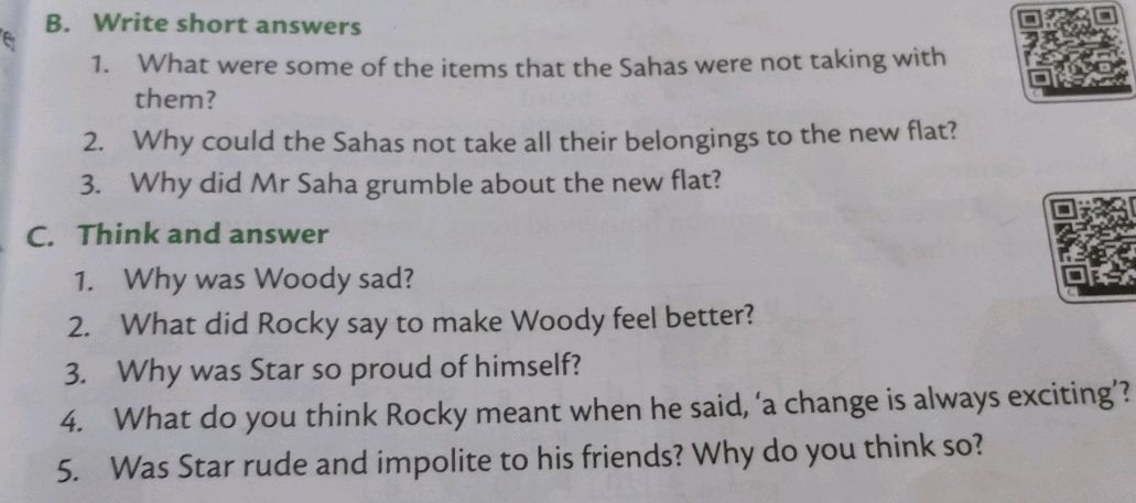 B. Write short answers 1. What were some of | StudyX