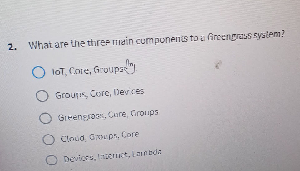 2. What are the three main components to a | StudyX
