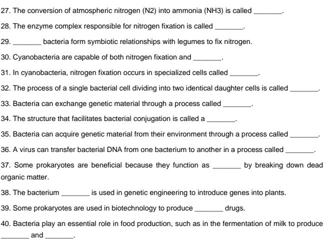 27. The conversion of atmospheric nitrogen | StudyX