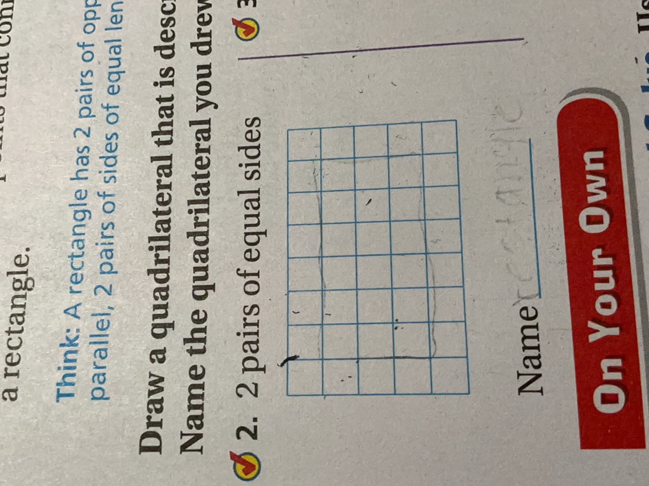 Draw a quadrilateral that is described as | StudyX