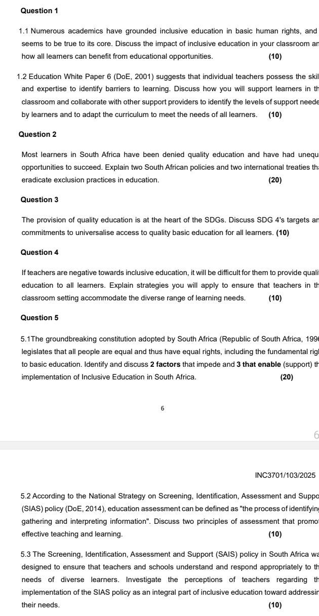 Question 1 1.1 Numerous academics have | StudyX