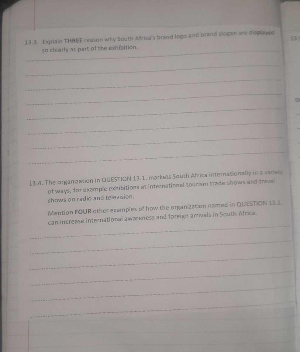 13.3. Explain THREE reason why South | StudyX