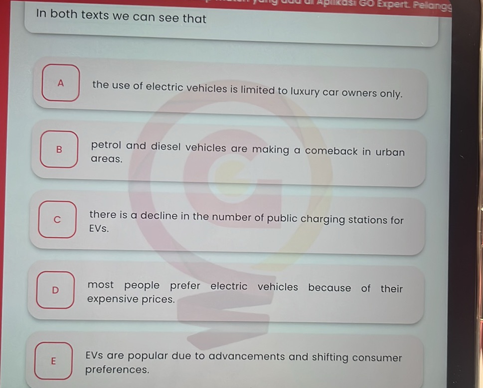 In both texts we can see that A the use of | StudyX