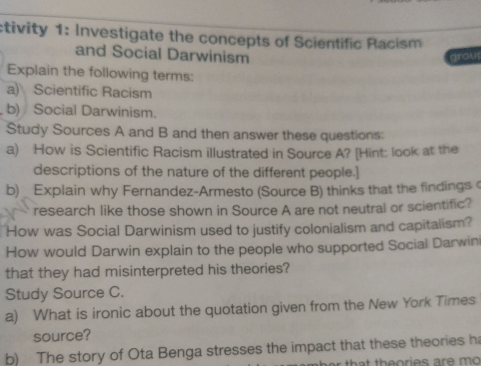 Activity 1: Investigate the concepts of | StudyX