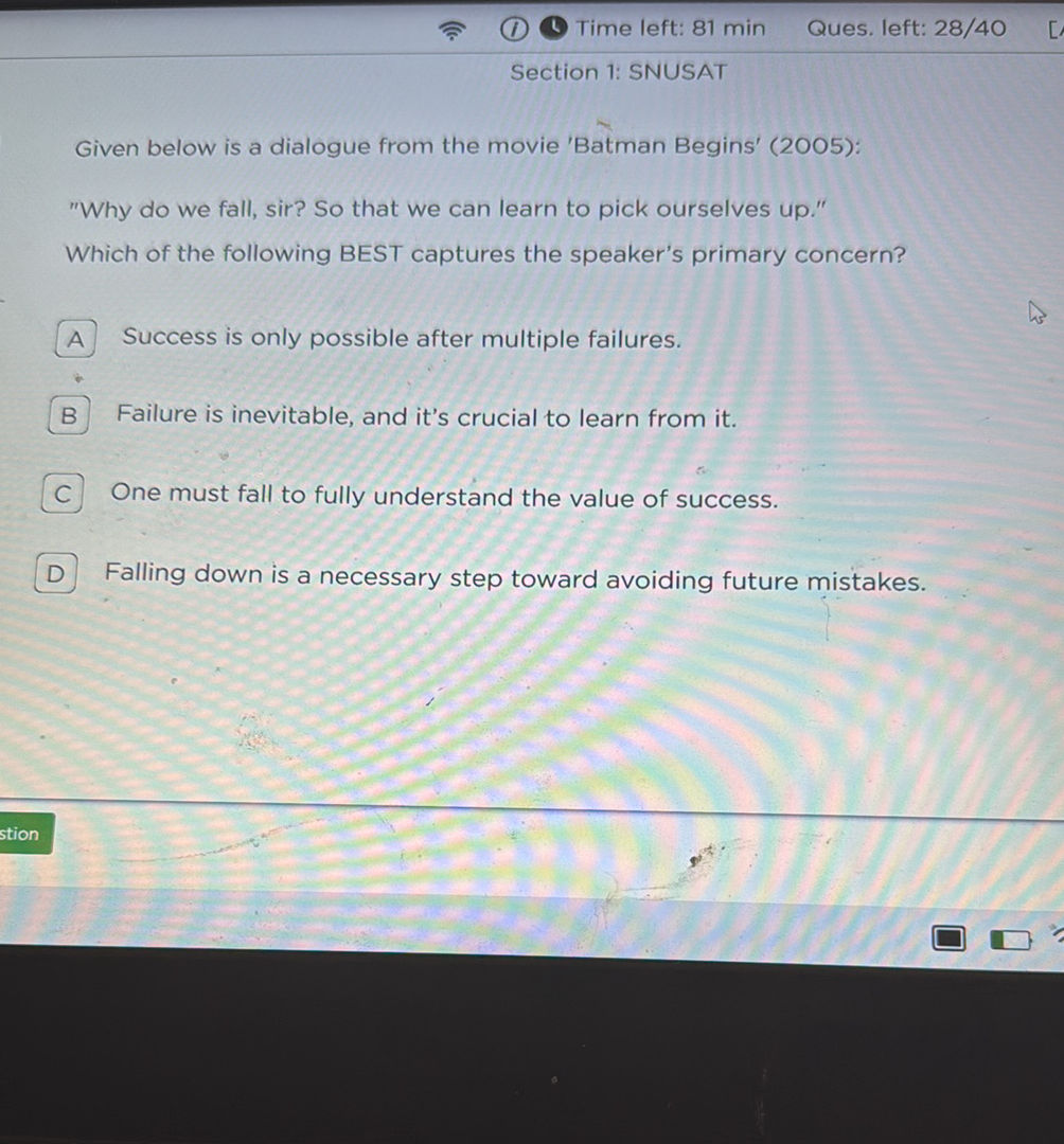 Given below is a dialogue from the movie | StudyX