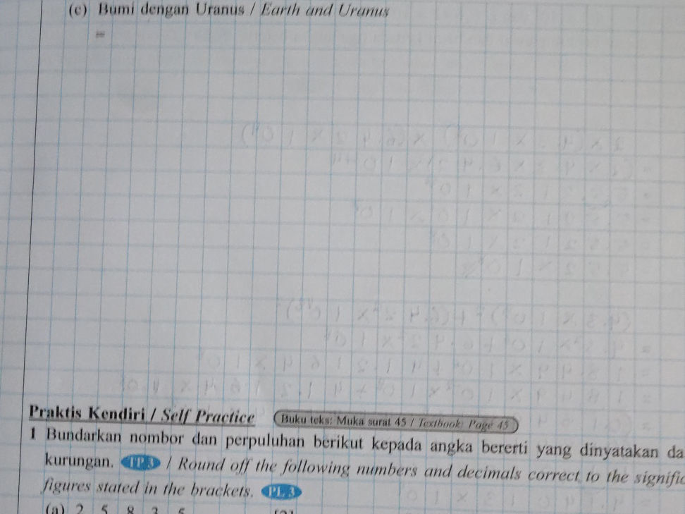 1 Bundarkan nombor dan perpuluhan berikut | StudyX