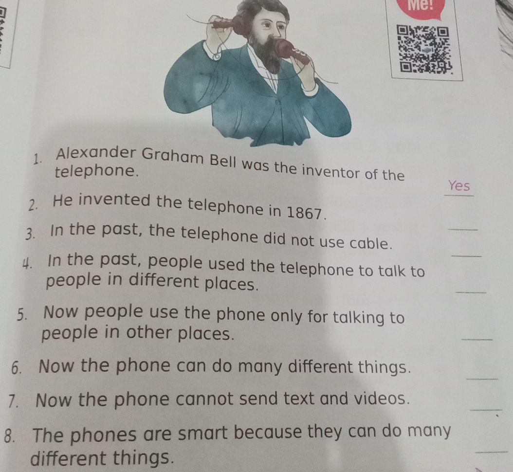 1. Alexander Graham Bell was the inventor of | StudyX