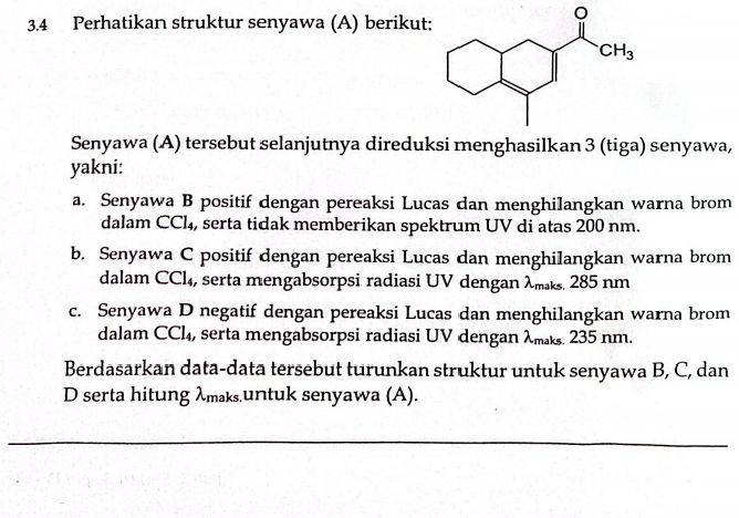 Perhatikan struktur senyawa (A) berikut: | StudyX