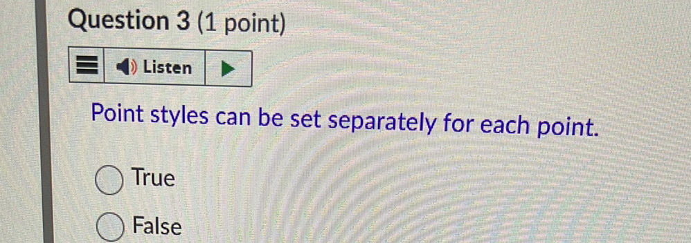 Point styles can be set separately for each | StudyX