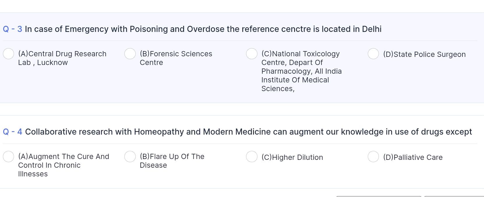 Q - 3 In case of Emergency with Poisoning | StudyX