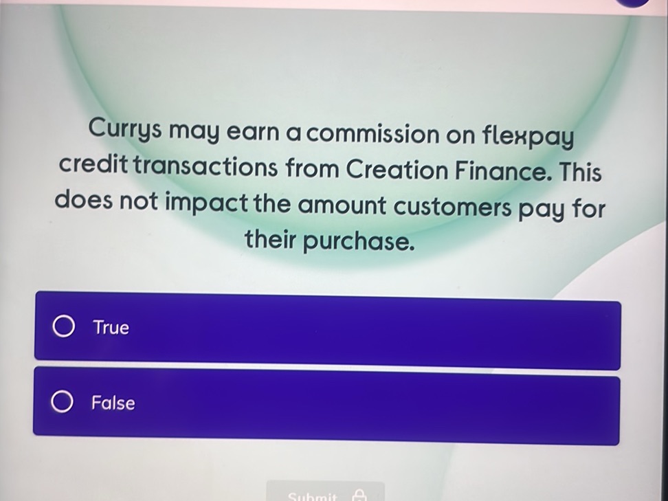 Currys may earn a commission on flexpay | StudyX