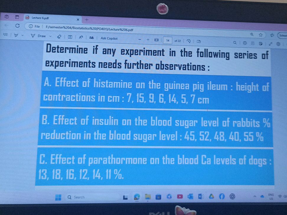 Determine if any experiment in the following | StudyX